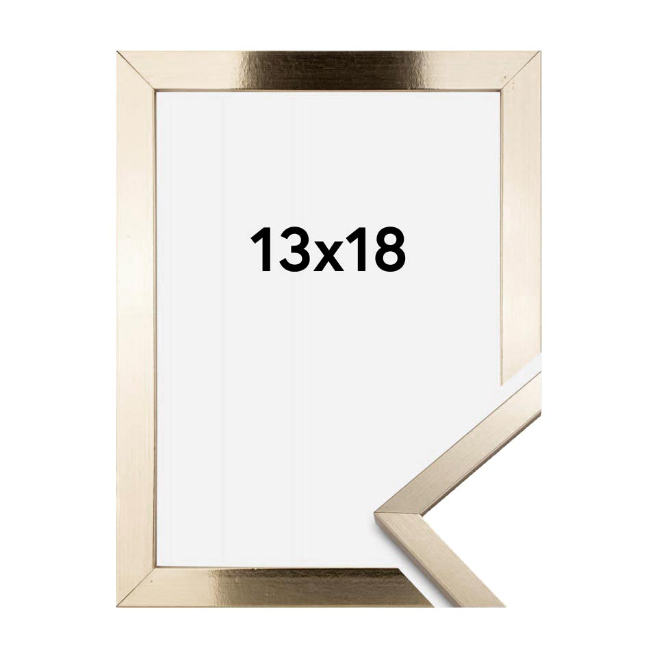 قاب عکس سایز 18×13 بژ | شیک لوکس